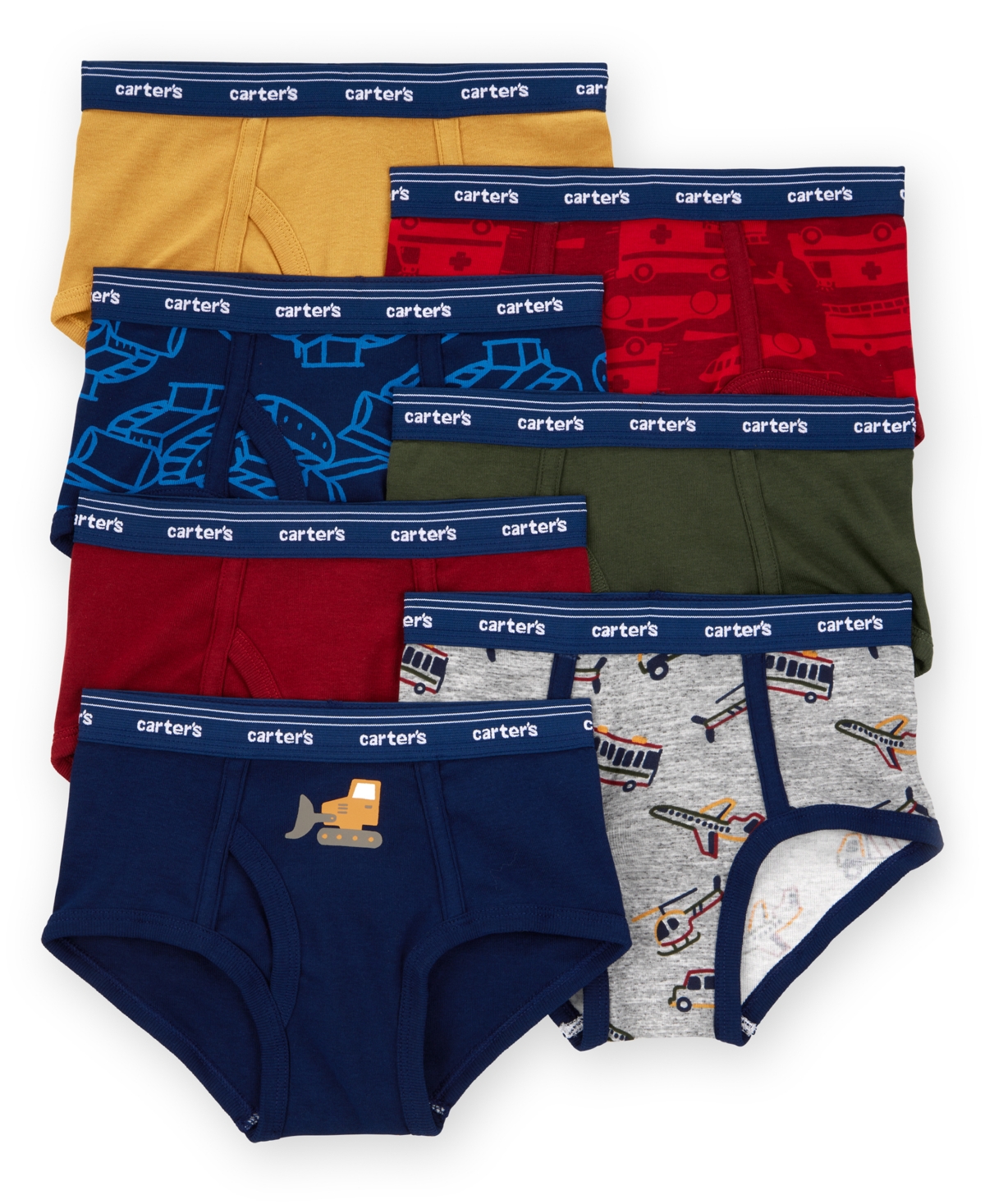 Click here for Carters Little and Big Boys 7- Pack Construction-T... prices