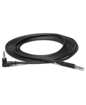 Hosa Technology 5' Stereo Mini Male to Stereo Angled Mini Male 3.5mm ...