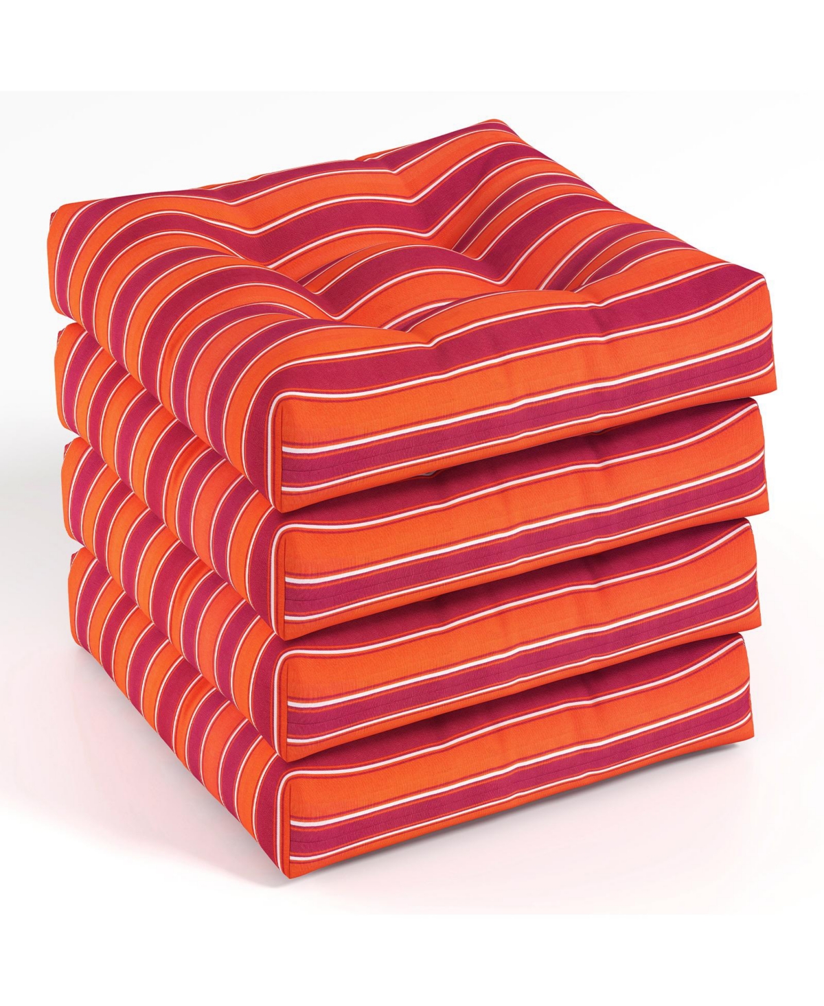 Click here for Gymax Set of 4 21 x 21 Chair Seat Cushion Pads Pat... prices