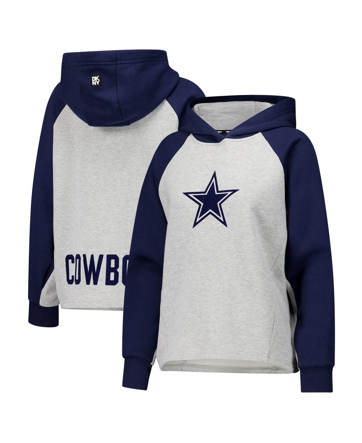 Click here for Dkny Sport Womens Gray/Navy Dallas Cowboys Joy Cro... prices