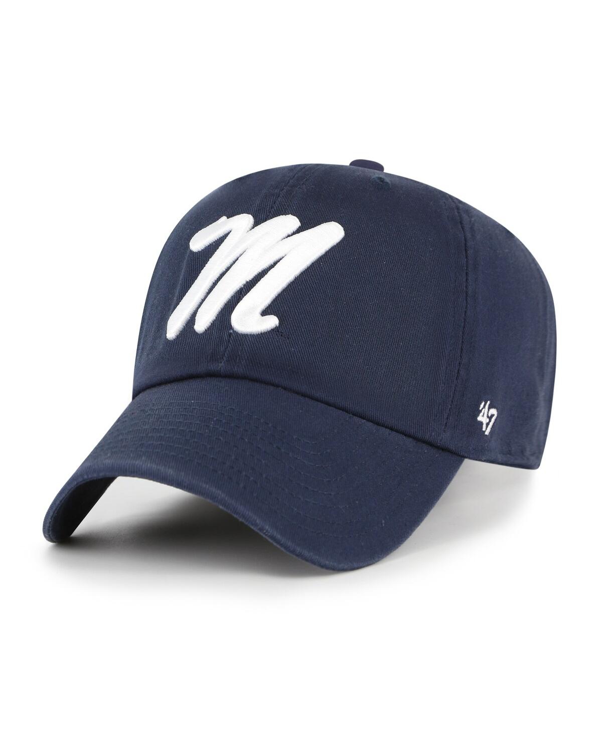 Click here for 47 Brand Mens Navy Ole Miss Rebels Clean Up Adjust... prices