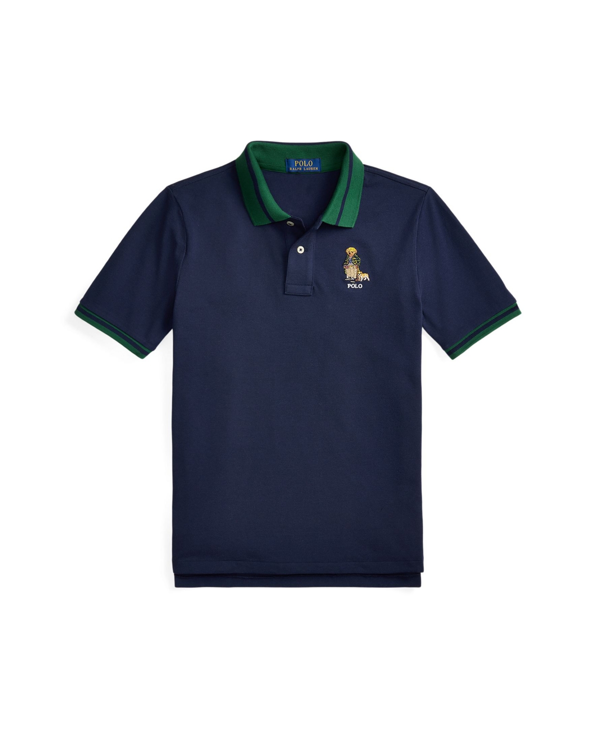 Click here for Polo Ralph Lauren Big Boys Polo Bear Mesh Polo Shi... prices