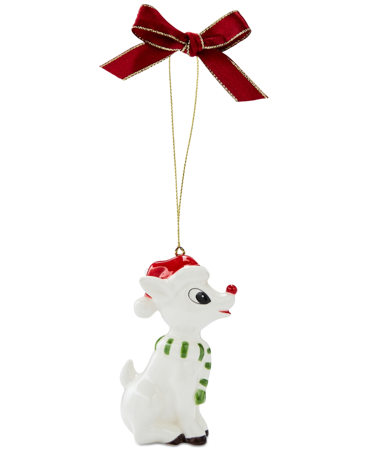 Click here for Spode Christmas Tree Rudolph with Hat & Scarf Orna... prices