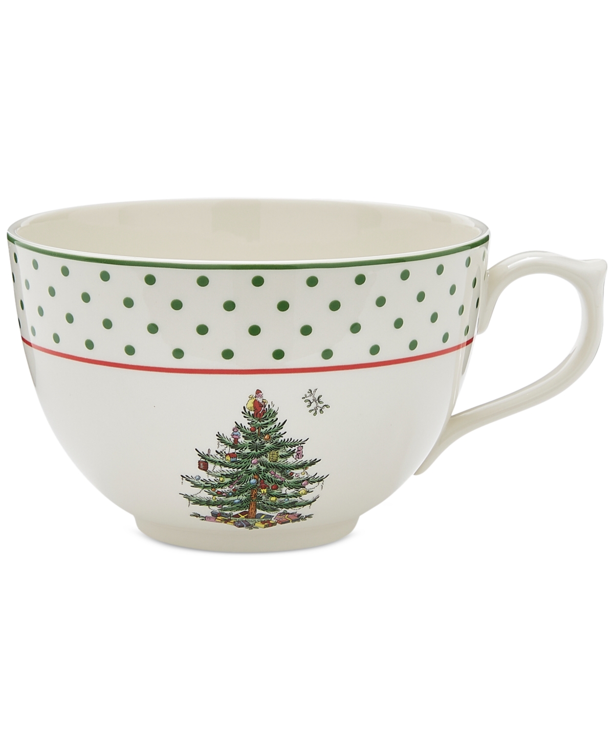 Click here for Spode Christmas Tree Polka Dot Jumbo Cup  20 oz. -... prices