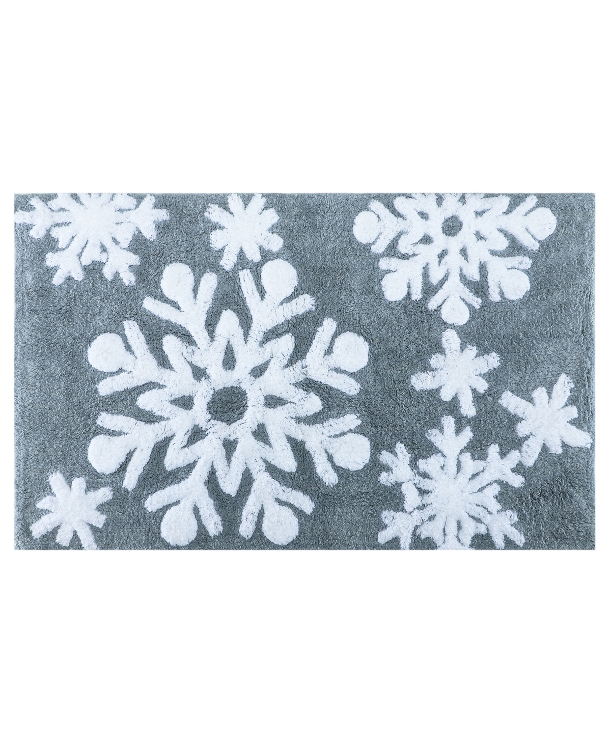 Click here for Holly Bells Snowflakes Cotton Bath Rug  20 x 32 -... prices