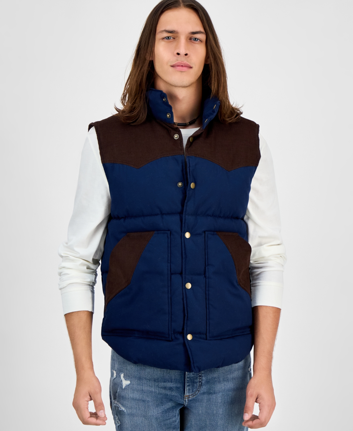 Click here for Sun + Stone Mens Maddux Vest  Macys Exclusive - Ni... prices
