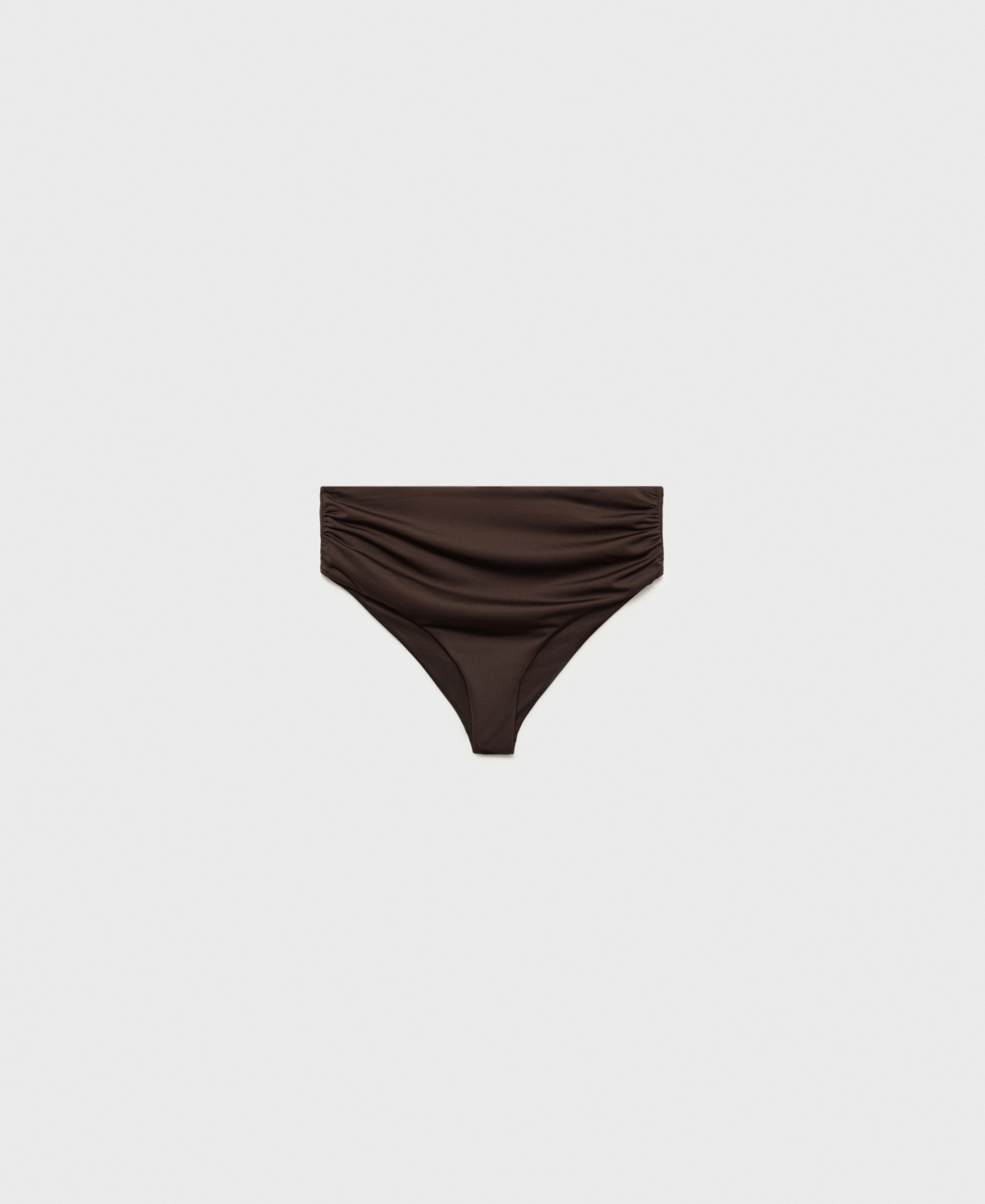 Click here for Mango Womens High-Waisted Draped Bikini Bottom - C... prices