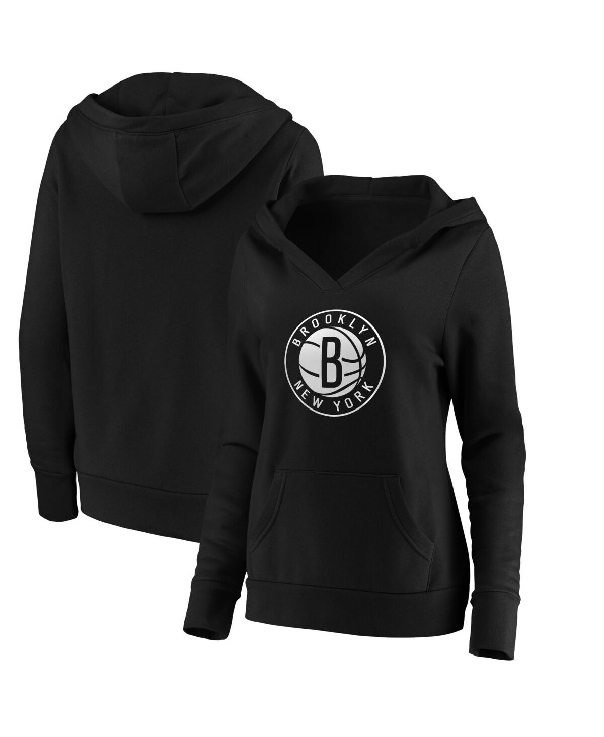 Click here for Fanatics Womens Black Brooklyn Nets Primary Logo V... prices