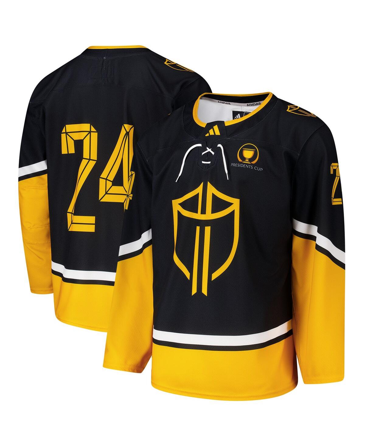 Click here for Adidas Mens Black/Gold 2024 Presidents Cup Interna... prices