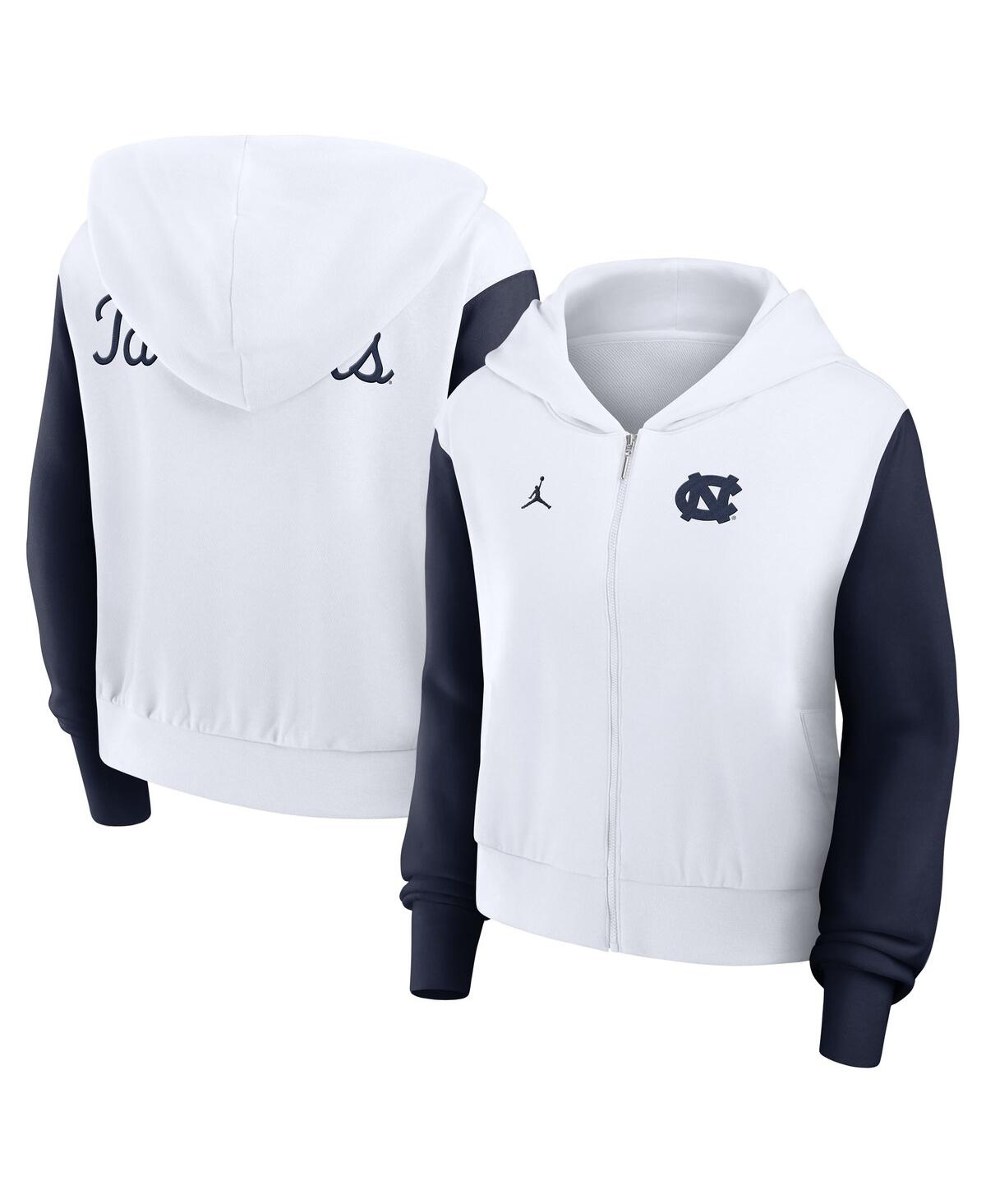 Click here for Jordan Womens White North Carolina Tar Heels Cropp... prices