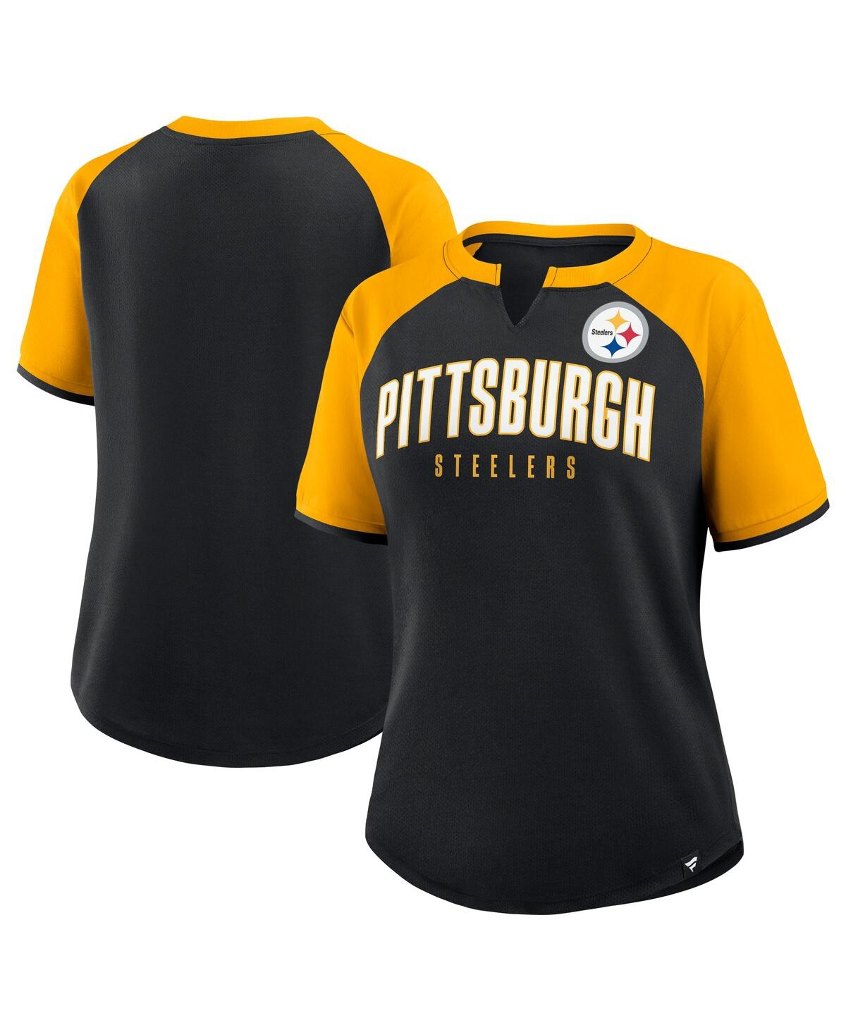 Click here for Fanatics Womens Black/Gold Pittsburgh Steelers Hei... prices
