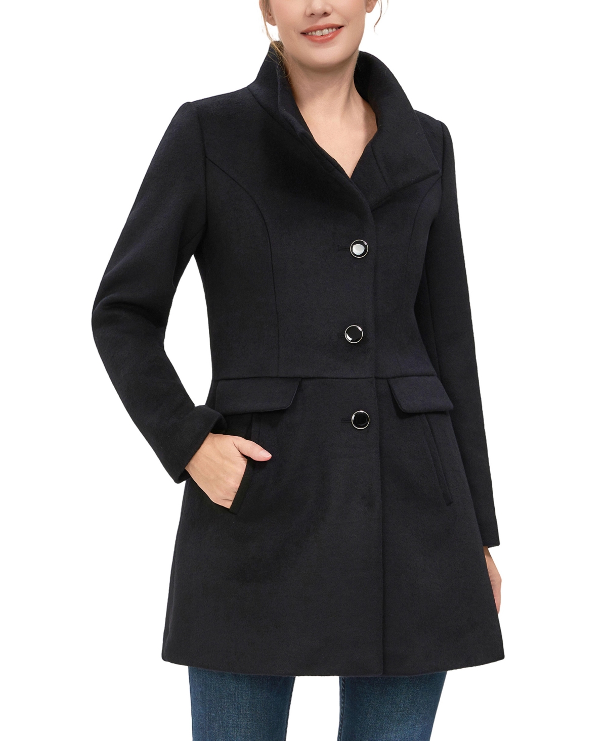 Click here for kimi + kai Womens Olivia Wool Blend Walking Coat -... prices