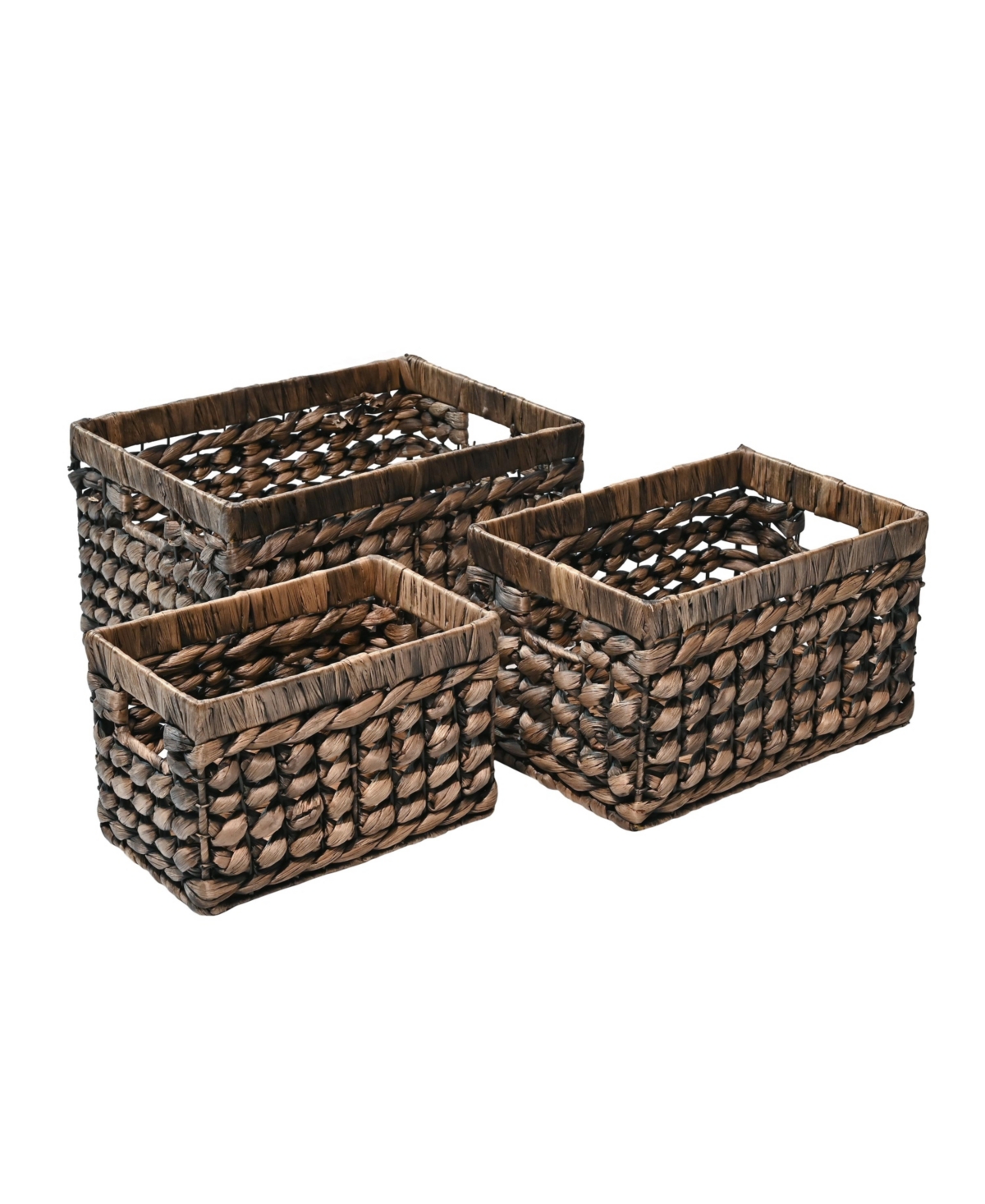 Click here for Hayden Bohemian Cottage Hand-Woven Hyacinth Rectan... prices