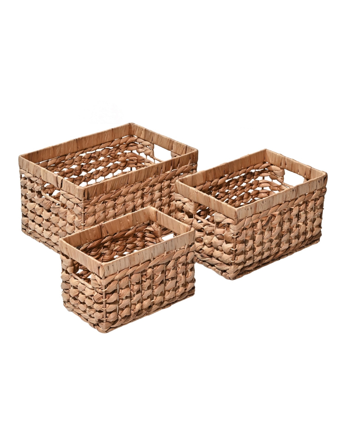 Click here for Hayden Bohemian Cottage Hand-Woven Hyacinth Rectan... prices