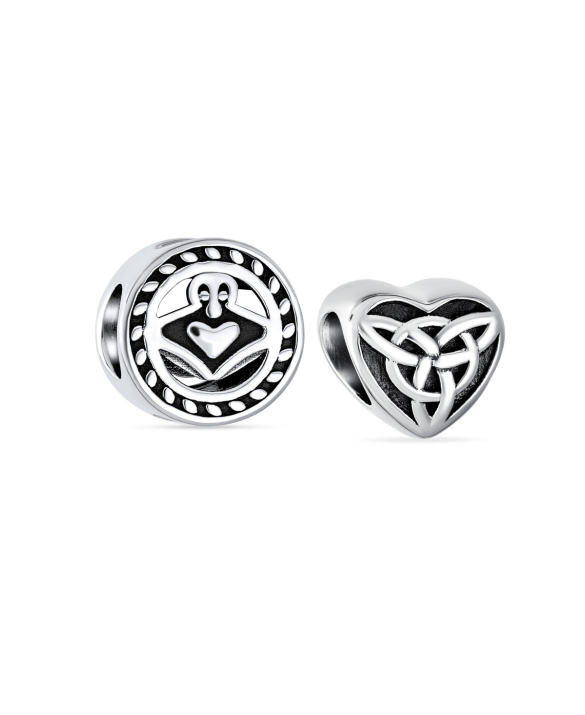 Click here for Bling Jewelry Set of 2 Bff Celtic Claddagh & Irish... prices
