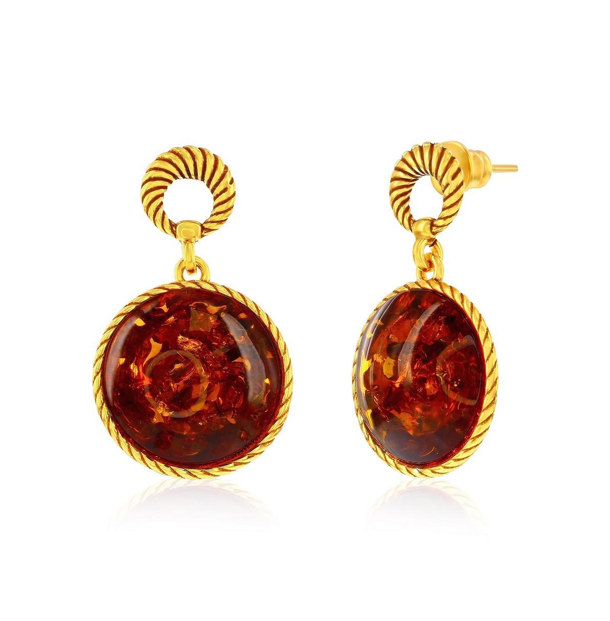 Click here for Caribbean Treasures Sterling Silver  Round Amber... prices