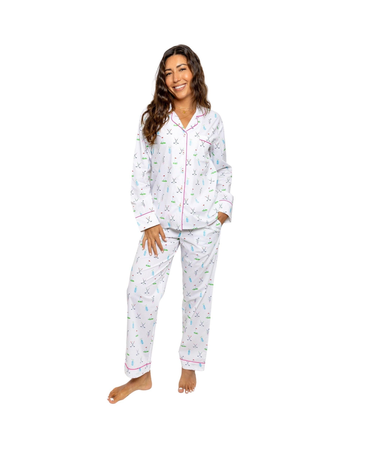 Click here for Sant and Abel Womens Golf Long Pj Set - Golf prices