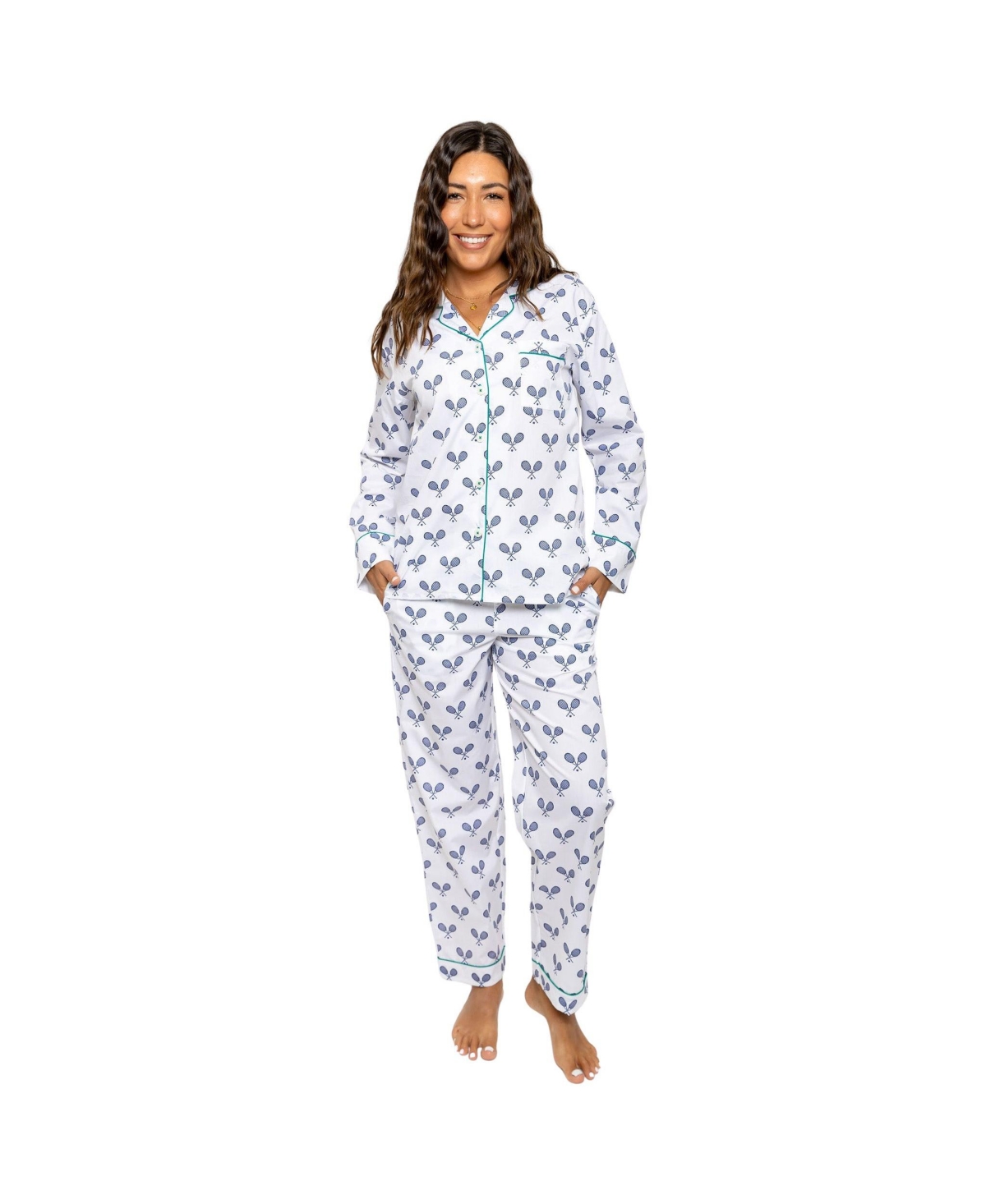 Click here for Sant and Abel Womens Tennis Long Pj Set - Tennis n... prices
