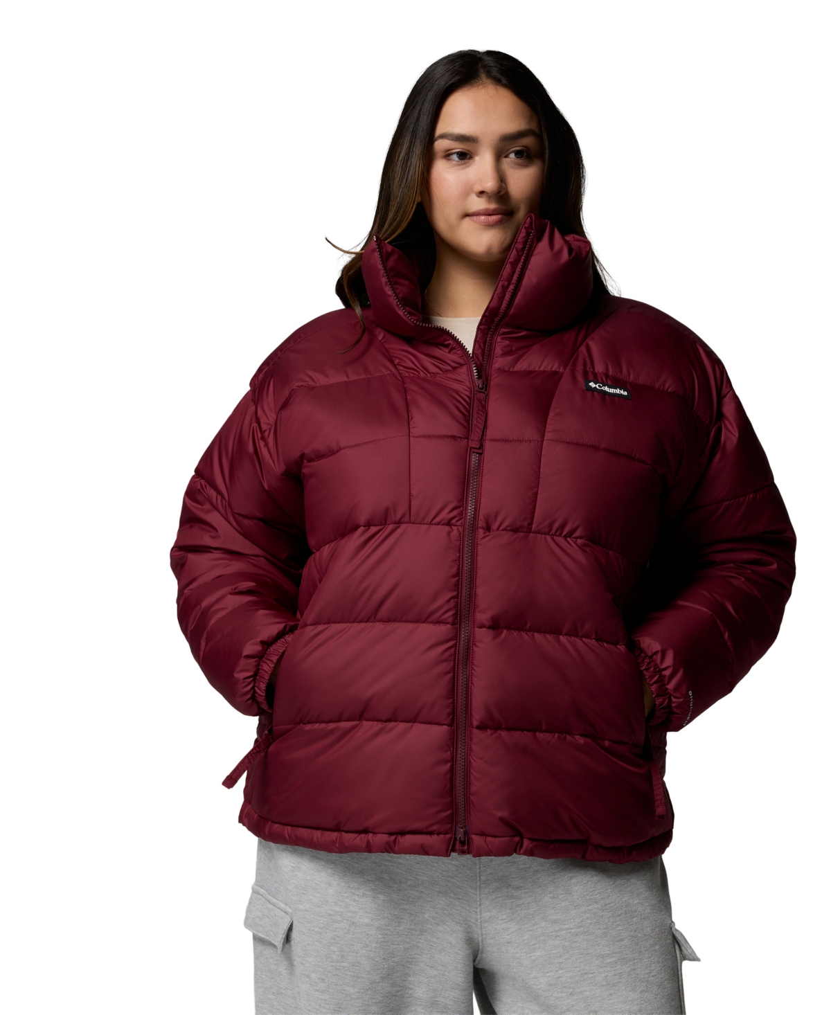 Click here for Columbia Plus Size Pike Lake High Collar Puffer Ja... prices