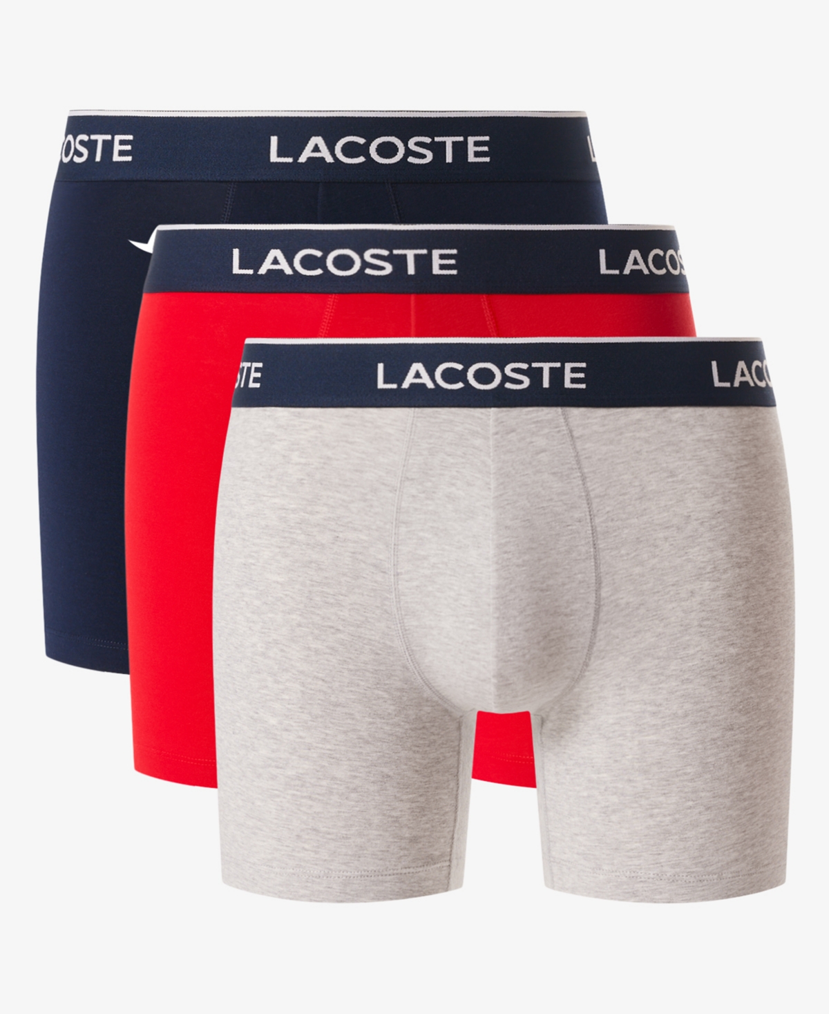 Click here for Lacoste Mens 3-Pack. Regular-Fit Logo Waistband 5... prices