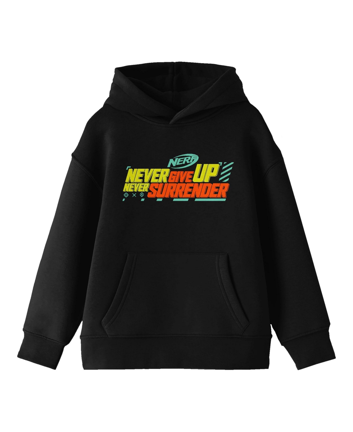 Click here for Nerf Never Give Up Never Surrender Youth Black Hoo... prices