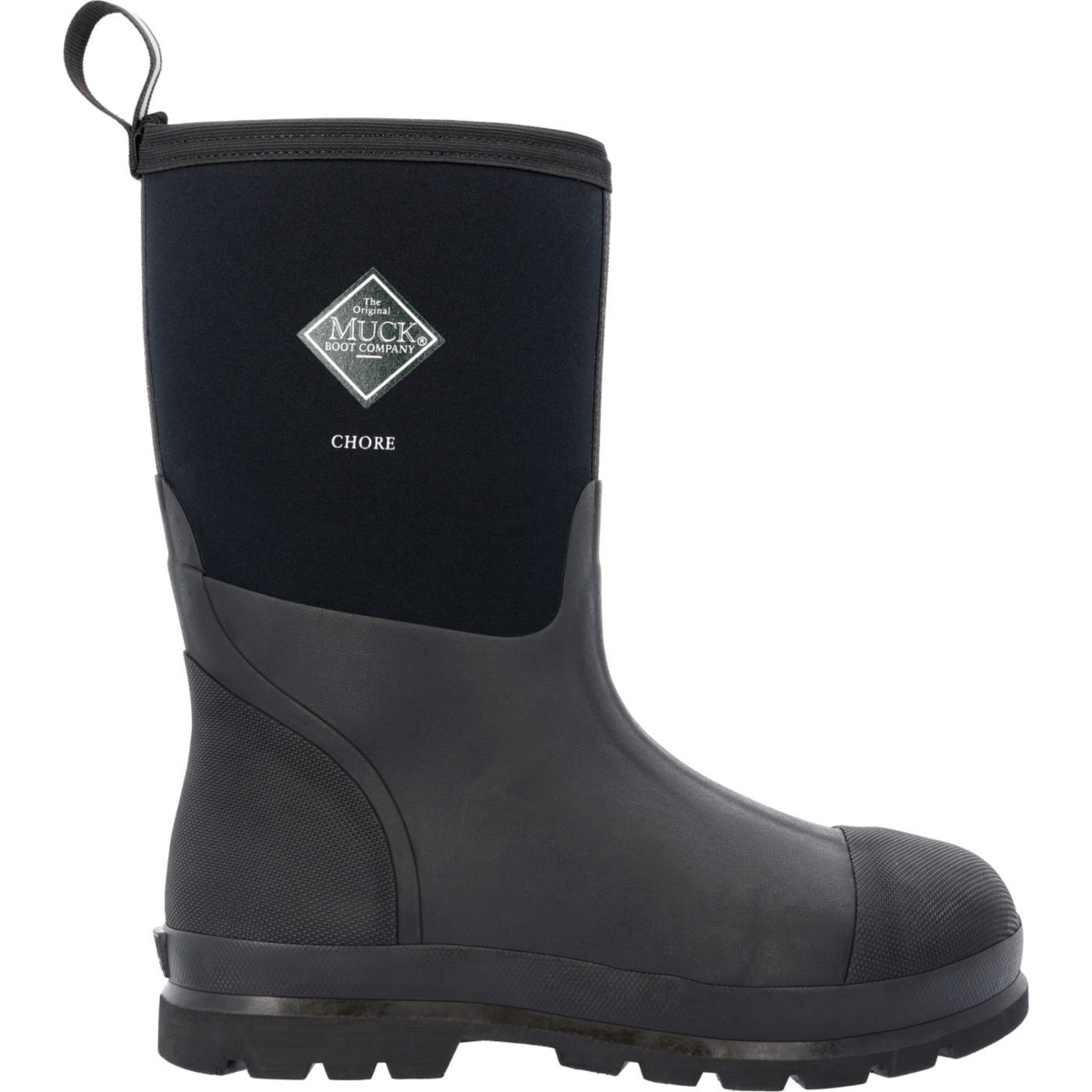Click here for Muck Mens Chore Classic Mid Work Boot - Black prices