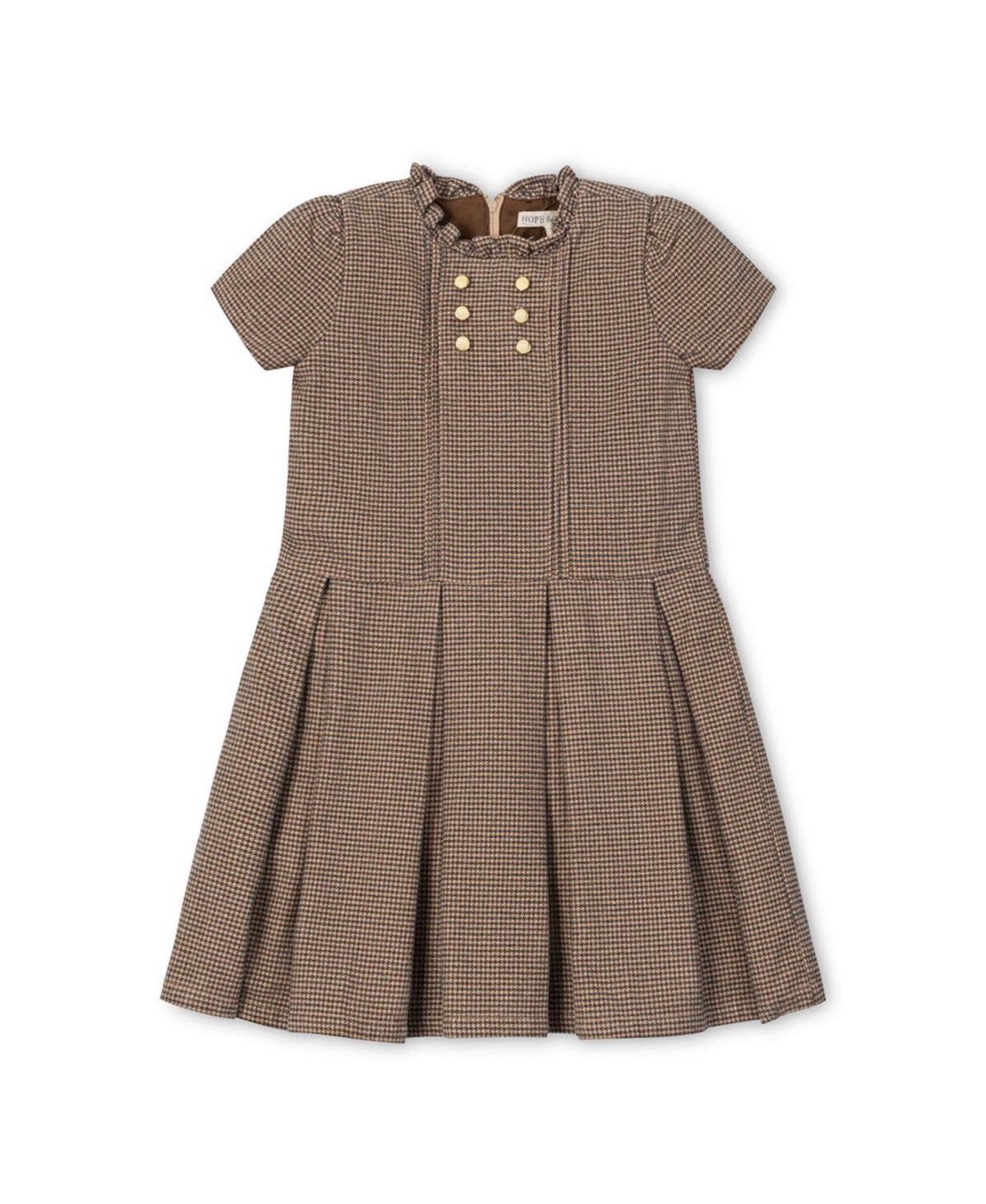 Click here for Hope & Henry Toddler Girls Organic Ruffle Collar P... prices