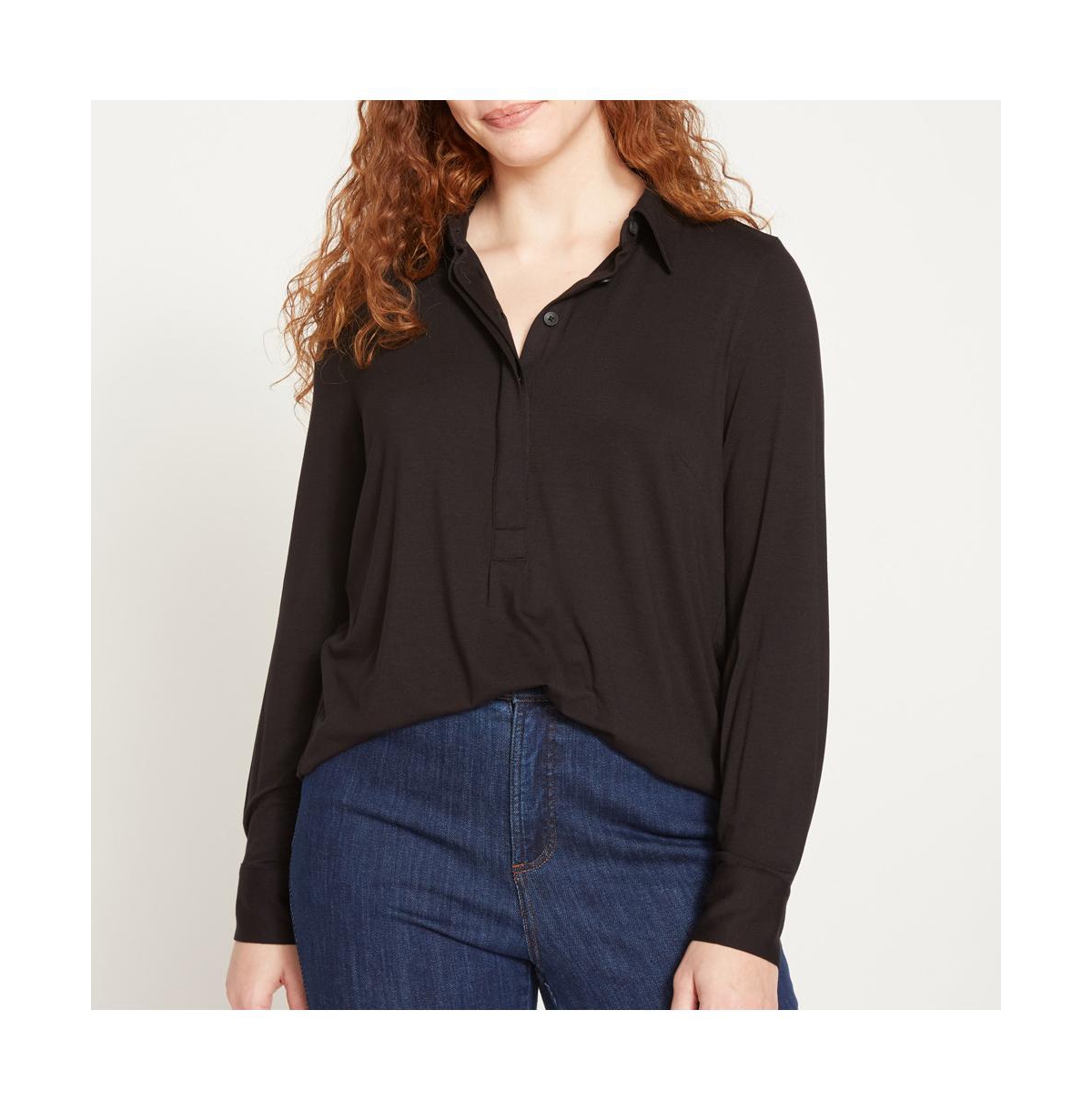 Click here for Universal Standard Womens Plus Elbe Popover Liquid... prices