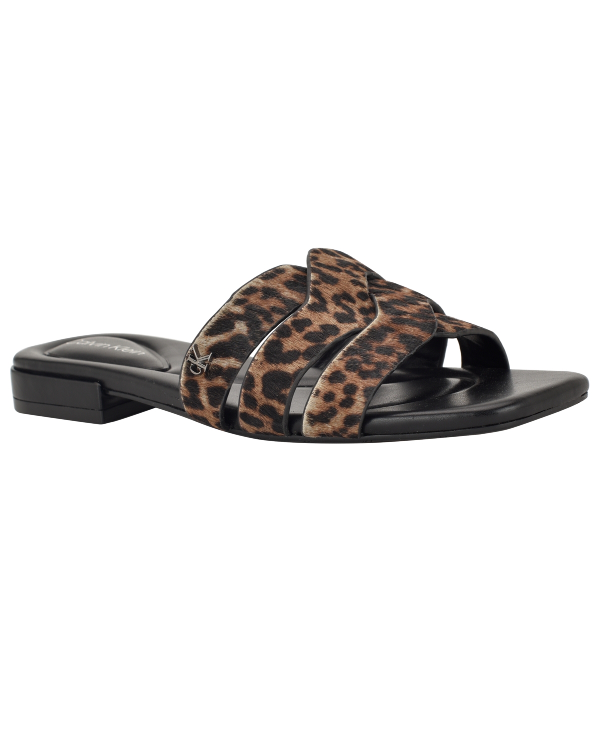 Click here for Calvin Klein Womens Tisha Slip-On Flat Sandals - L... prices