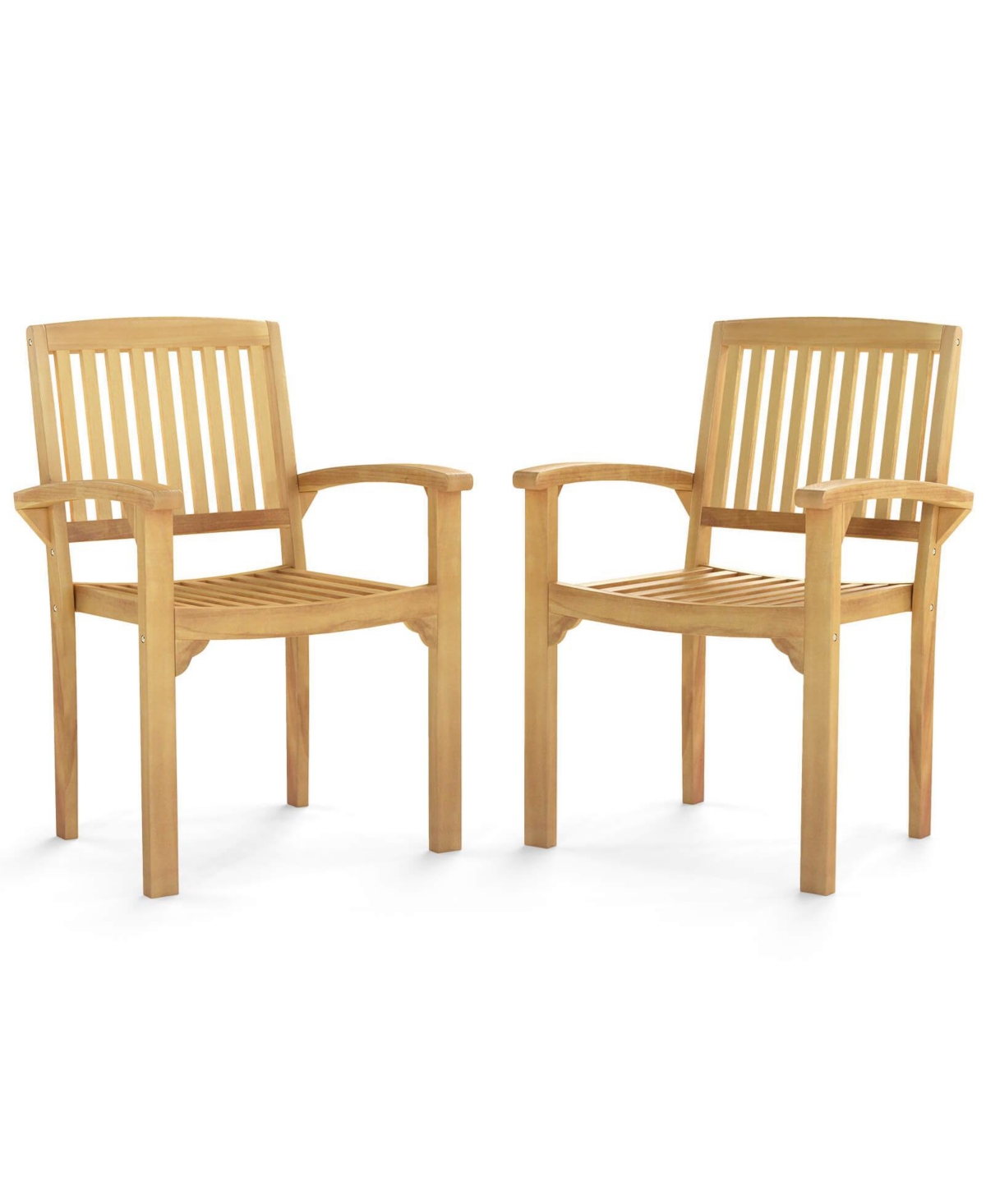 Click here for Outdoor Patio Chair Teak Wood Armchair with Slatte... prices