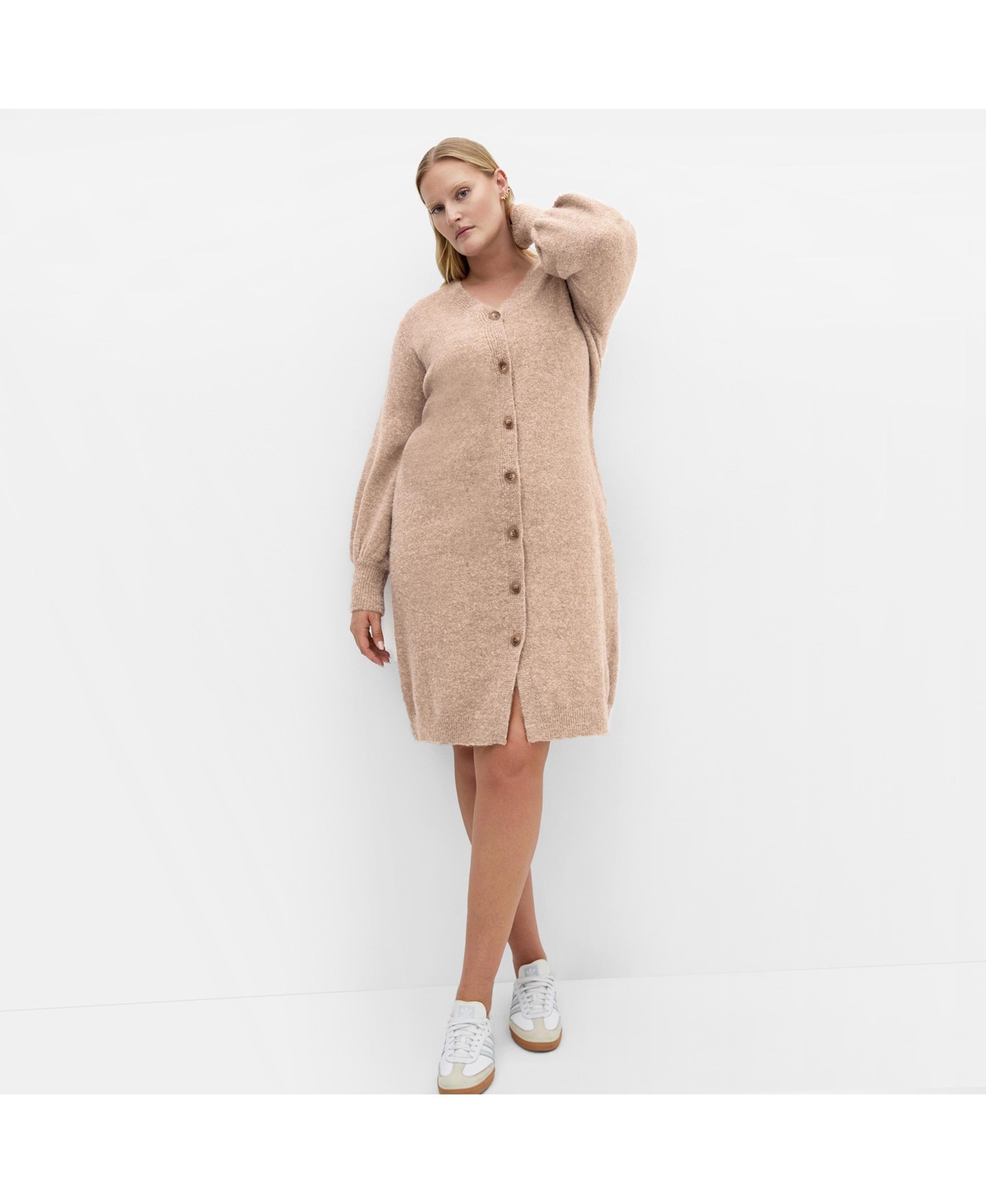 Click here for City Chic Womens Plus Size Eleni Cardigan Midi Dre... prices