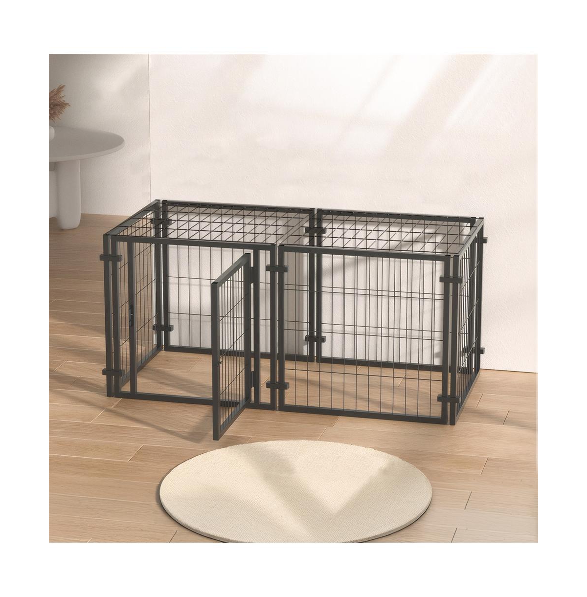 Click here for Aostirmotor Black 47 in. Dog Crate for Small Mediu... prices