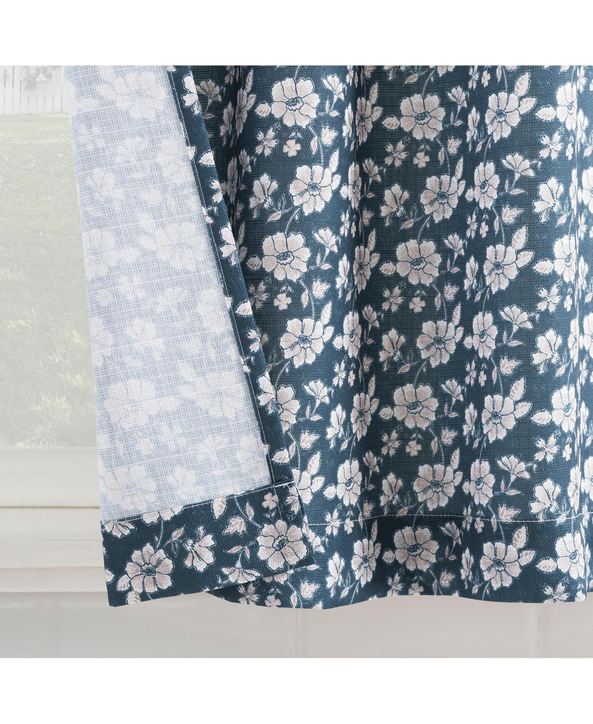 Click here for No. 918 Marist Floral Semi-Sheer Rod Pocket Kitche... prices