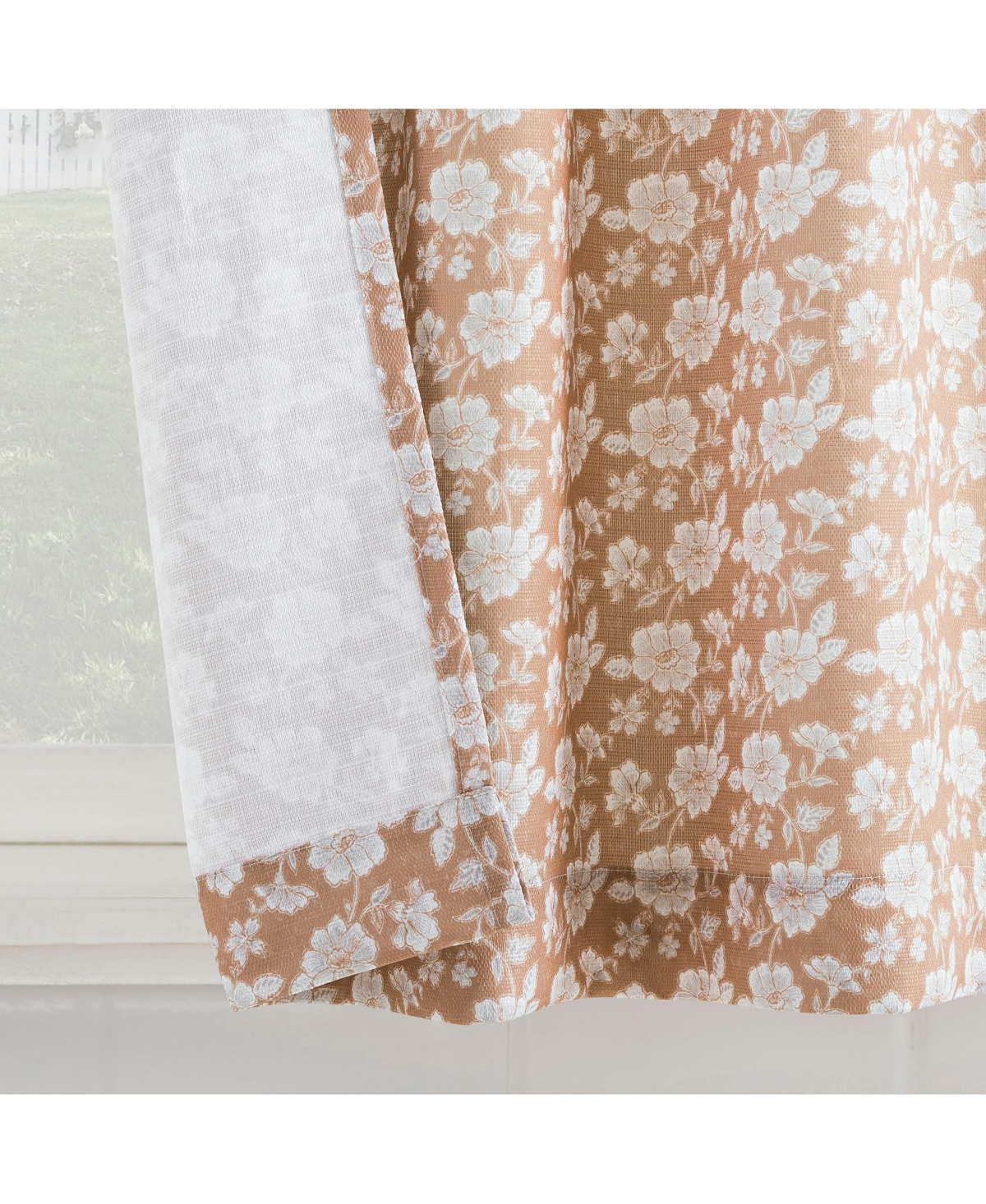 Click here for No. 918 Marist Floral Semi-Sheer Rod Pocket Kitche... prices