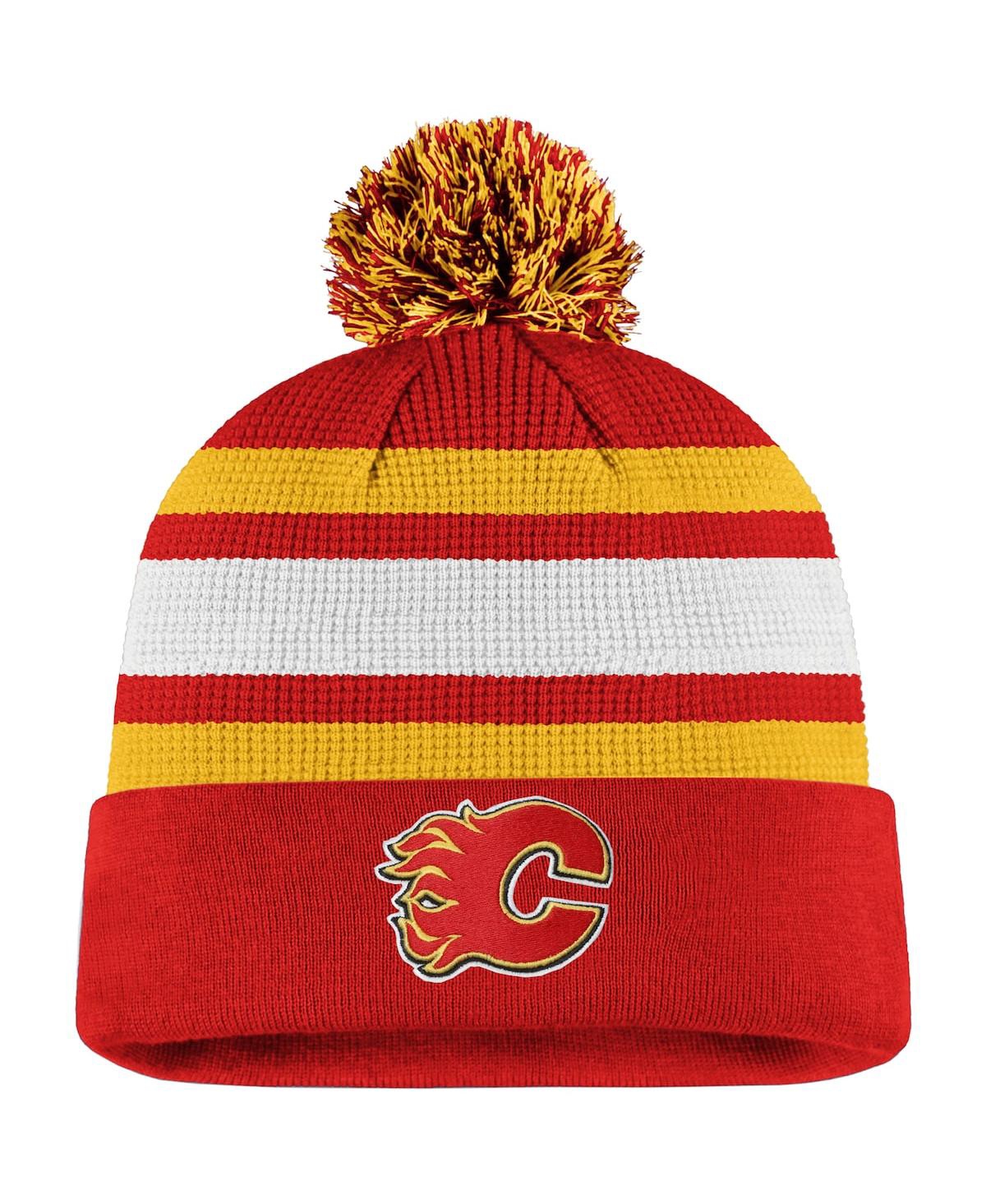 Click here for Fanatics Mens Red/Yellow Calgary Flames Authentic... prices