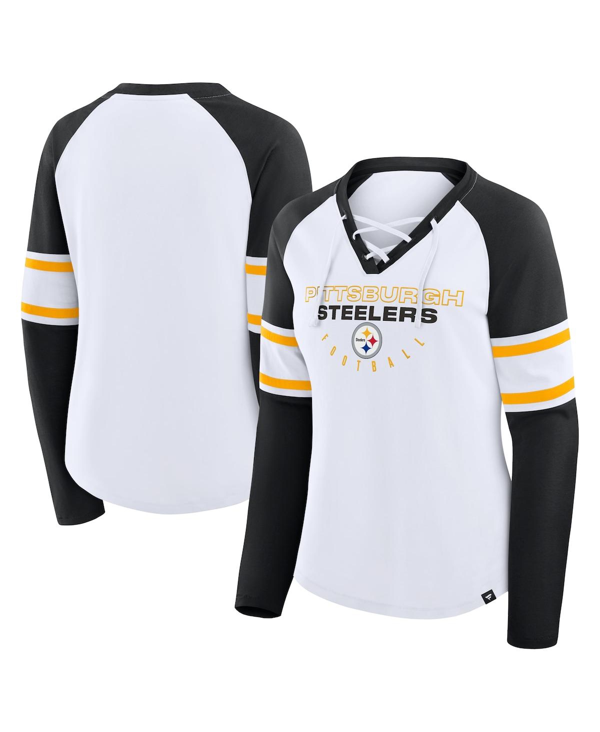 Click here for Fanatics Womens White/Black Pittsburgh Steelers Re... prices