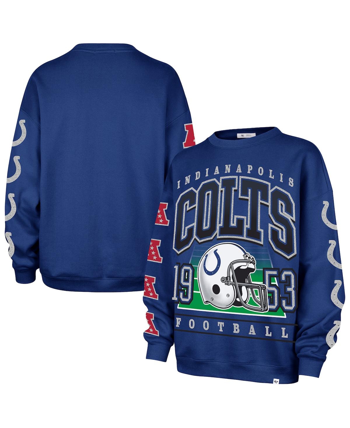Click here for 47 Brand Womens Royal Indianapolis Colts Go Big Ov... prices