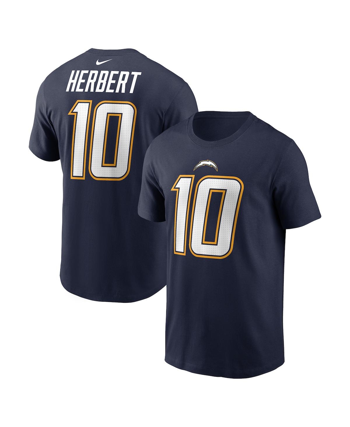 Click here for Nike Mens Justin Herbert Navy Los Angeles Chargers... prices