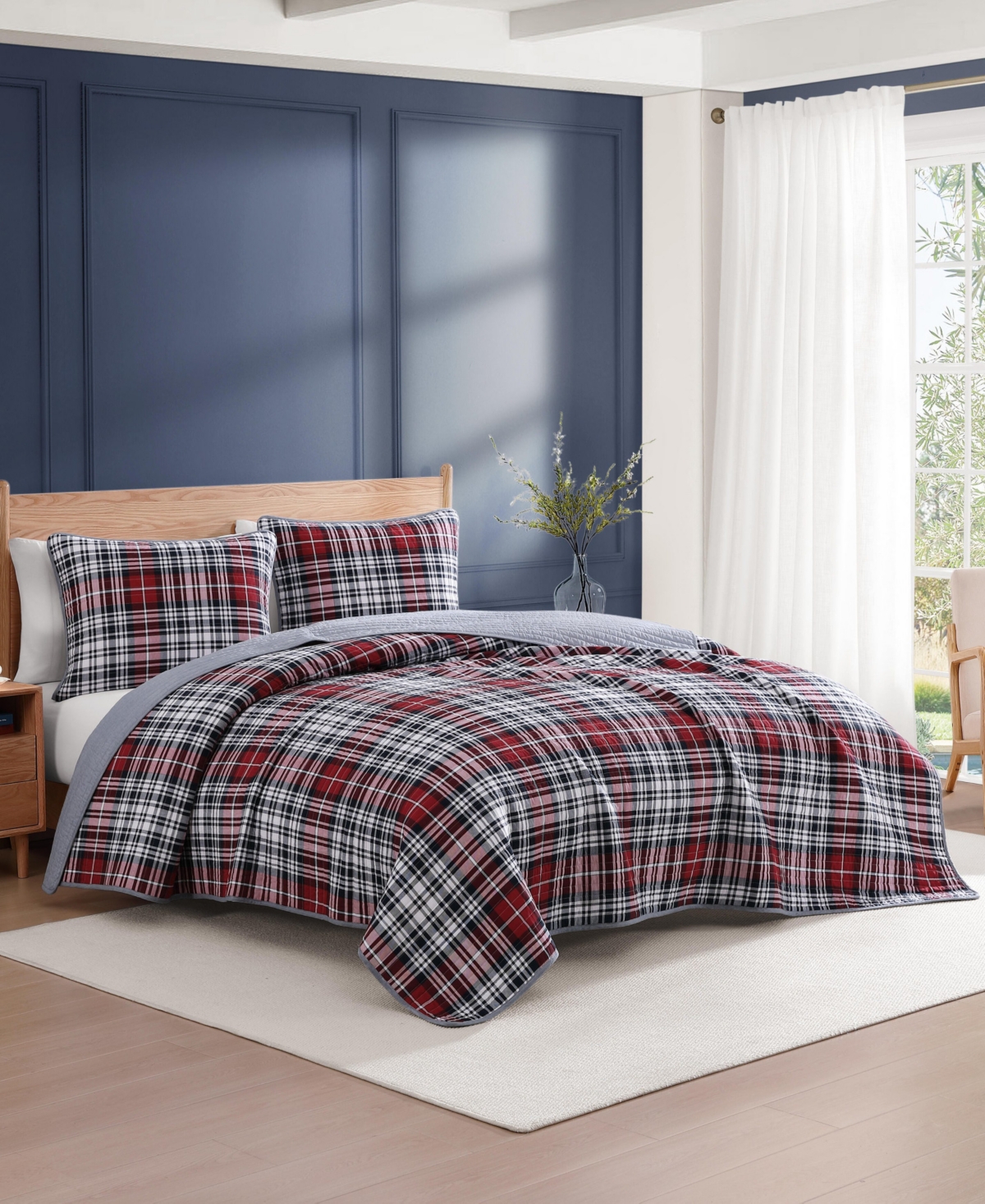 Click here for Tommy Hilfiger Collegiate Tartan Cotton Reversible... prices