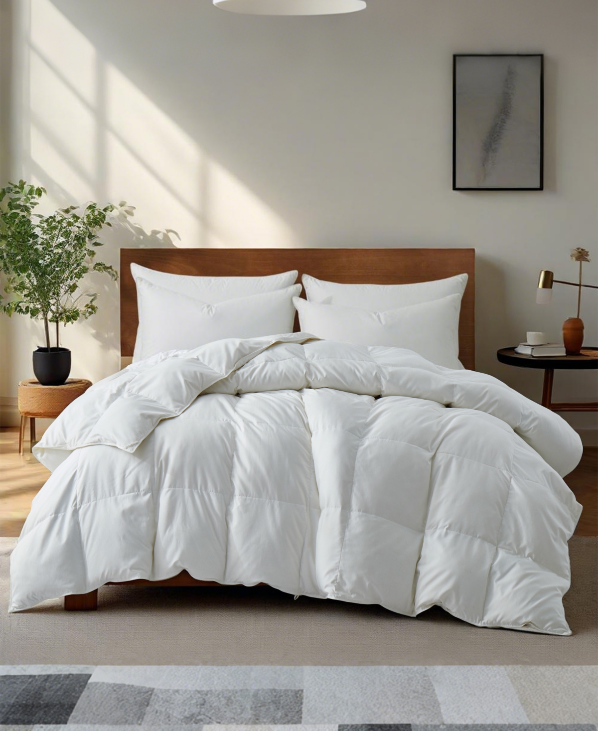 Click here for Unikome All Season Goose Down Feather Fiber Comfor... prices