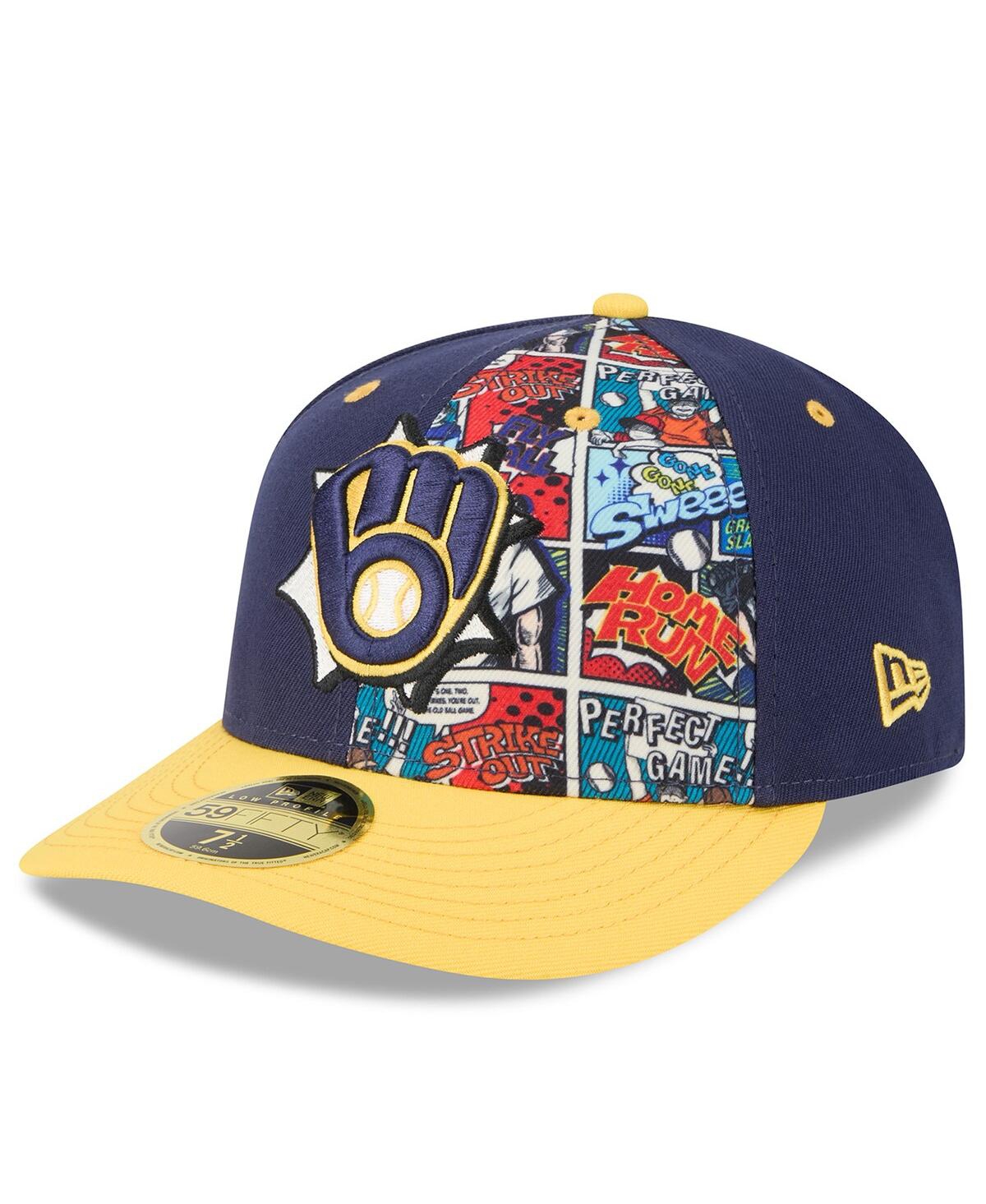Click here for New Era Mens Navy/Gold Milwaukee Brewers 2025 Mlb... prices