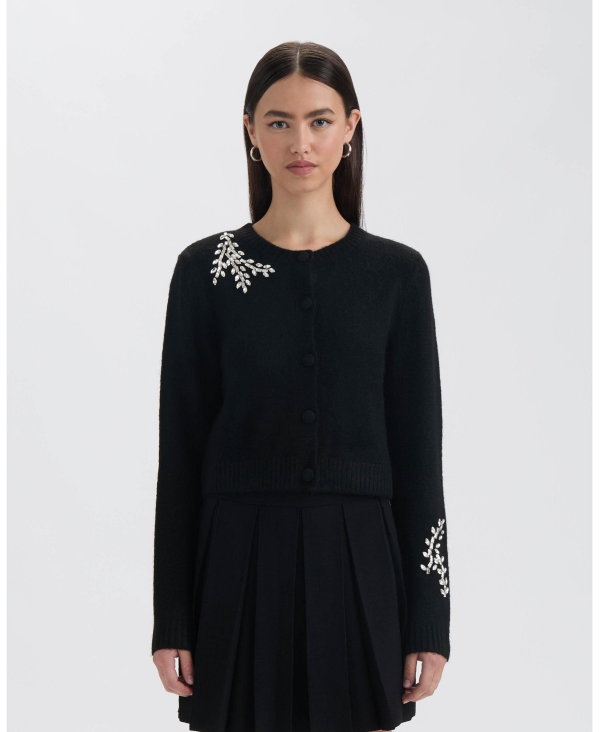 Click here for Alpenhaus Nvlt Womens Cardigan with Rhinestones -... prices