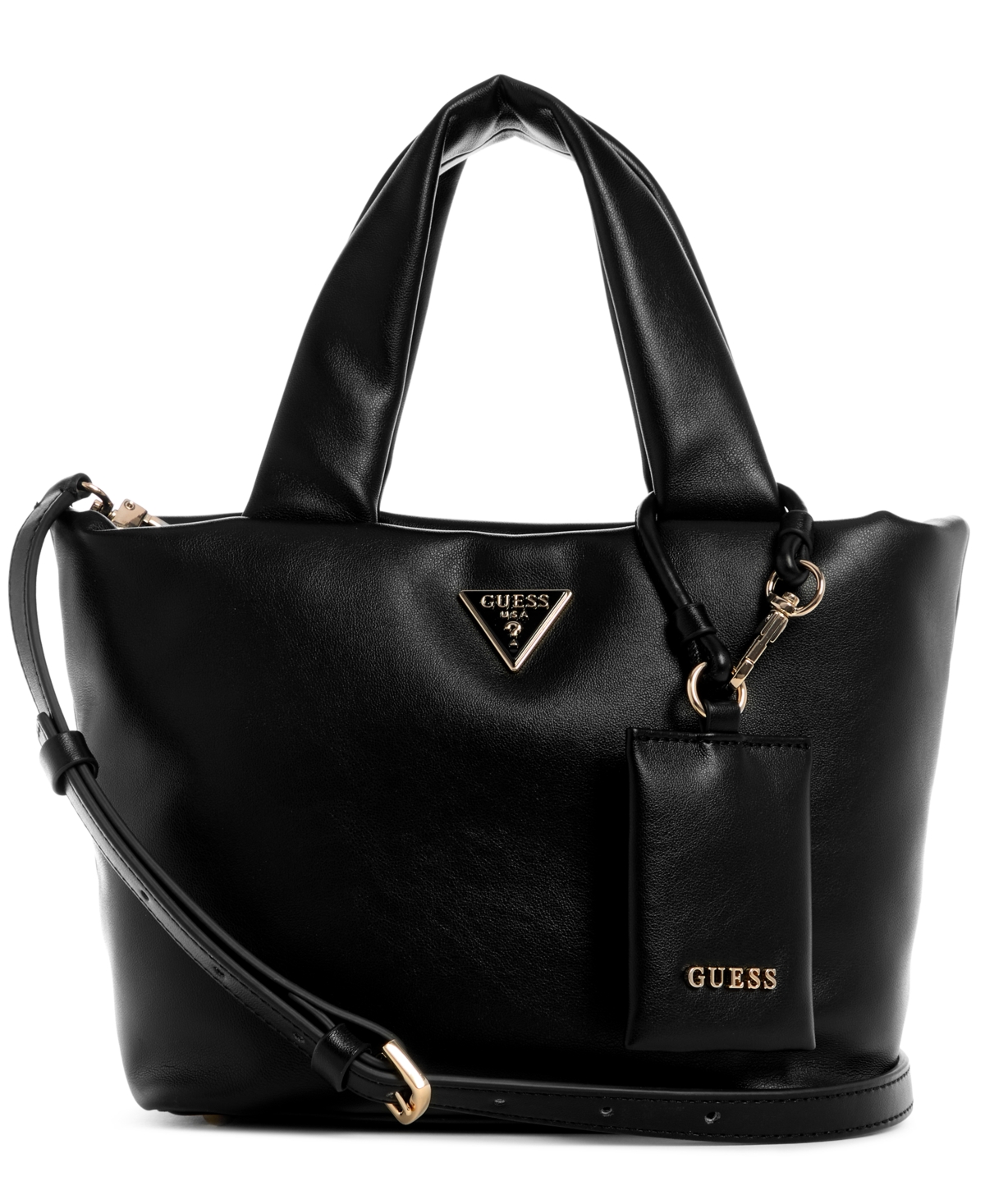 Click here for Guess Womens Sunetra Small Tote Bag - Black prices