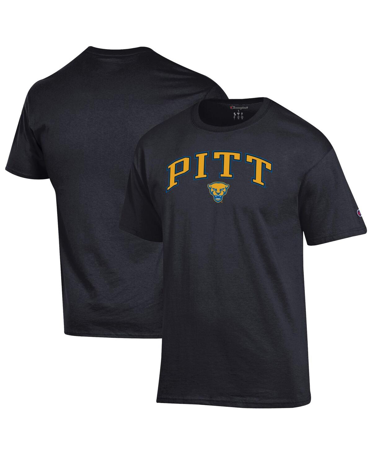 Click here for Champion Mens Black Pitt Panthers Arched Logo T-Sh... prices