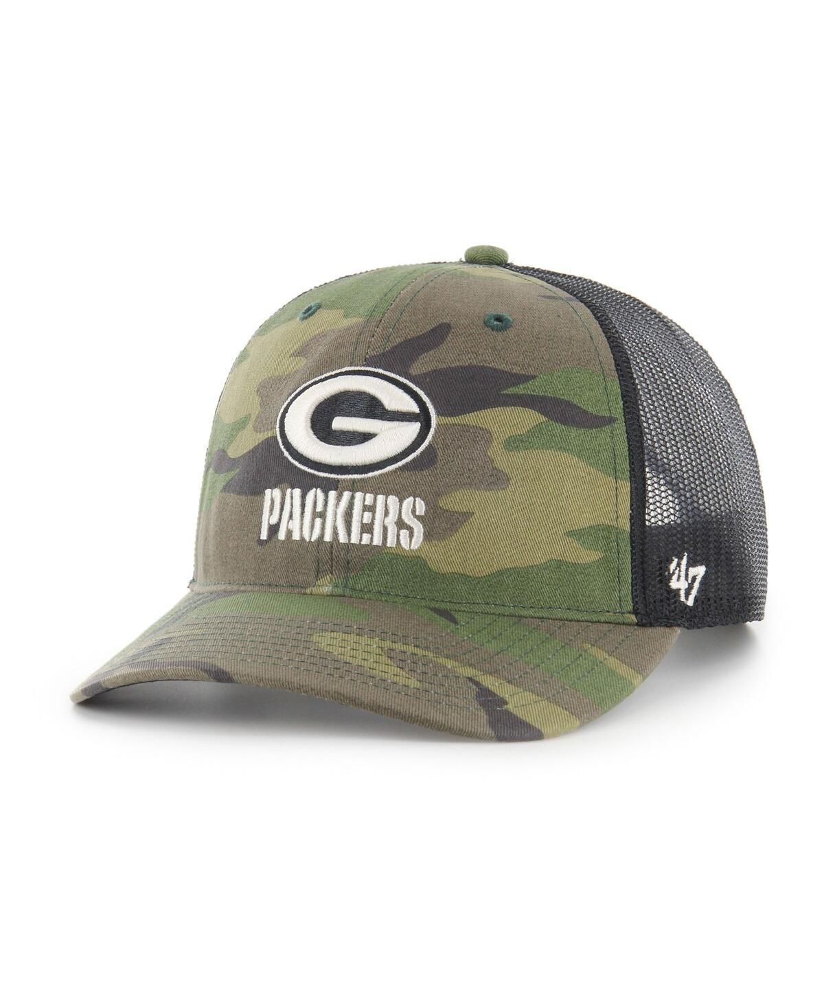 Click here for 47 Brand Mens Camo Green Bay Packers Trucker Adjus... prices