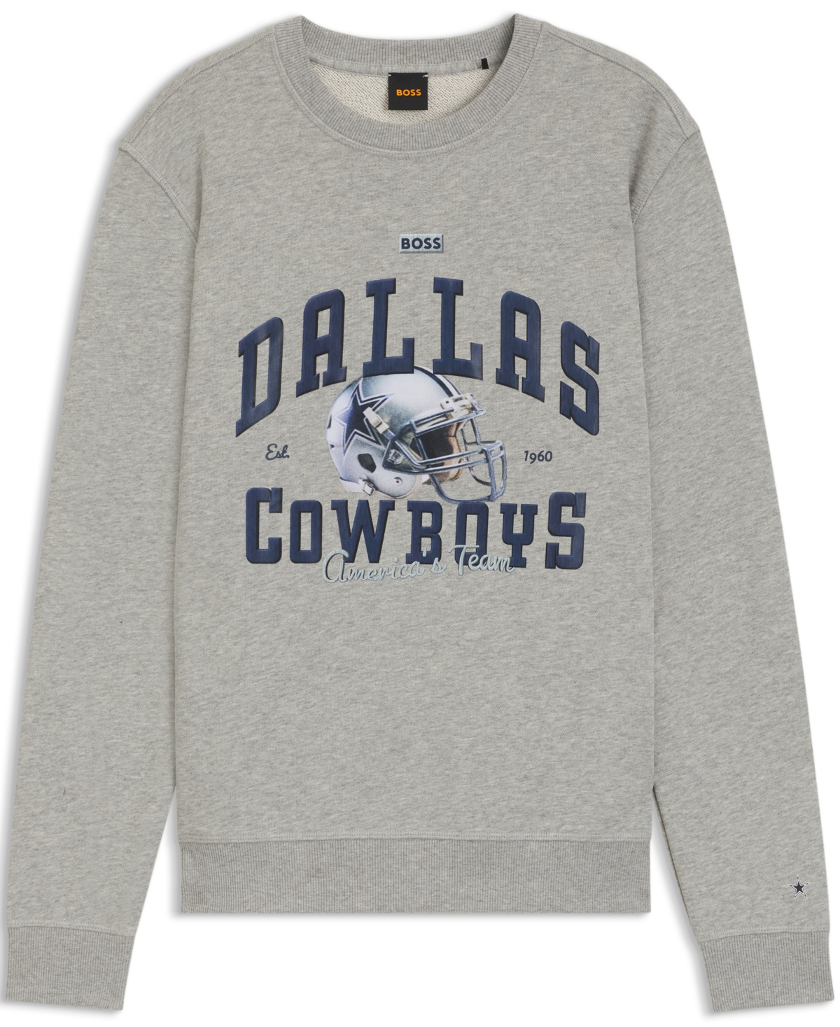 Click here for Boss x Dallas Cowboys Helmet Graphic Sweatshirt -... prices