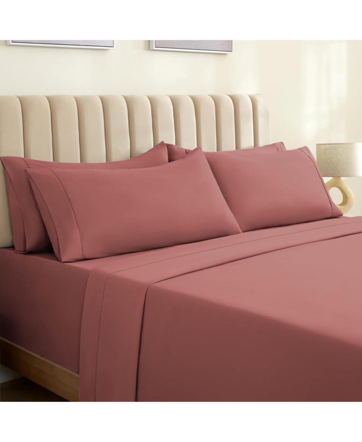 Click here for 4PC Silky Soft Cooling Deep Pocket Performance She... prices