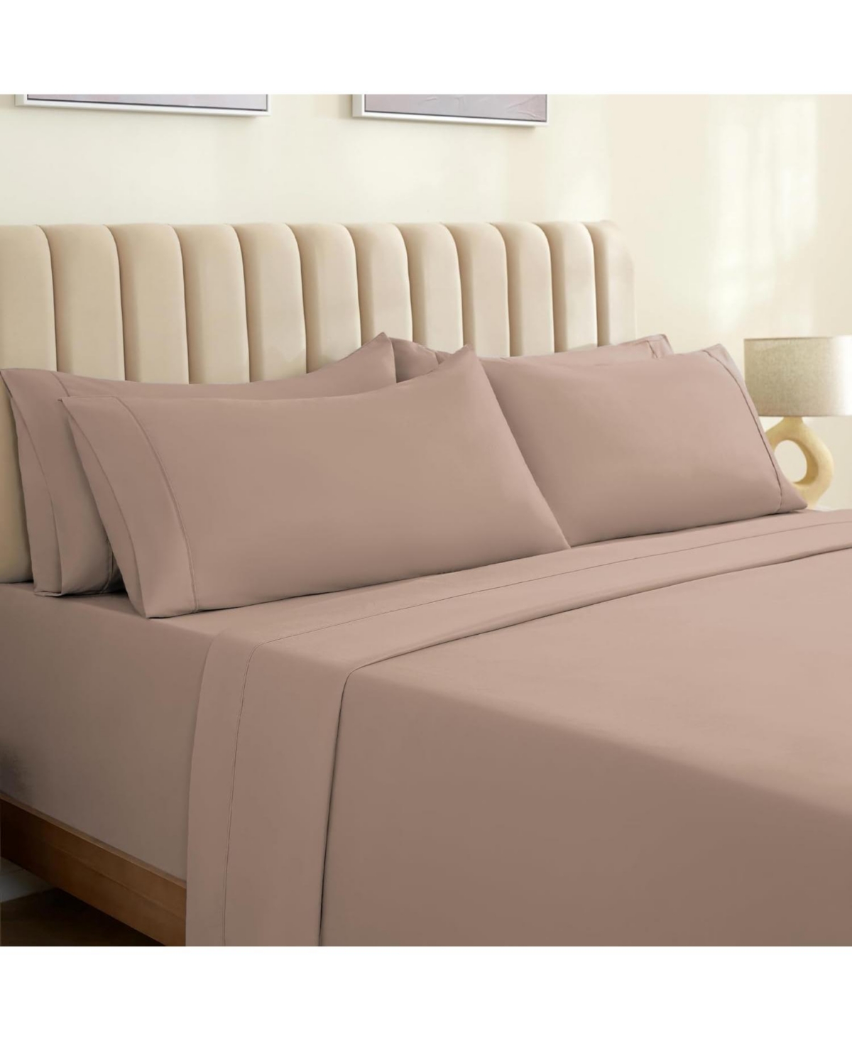Click here for 4PC Silky Soft Cooling Deep Pocket Performance She... prices