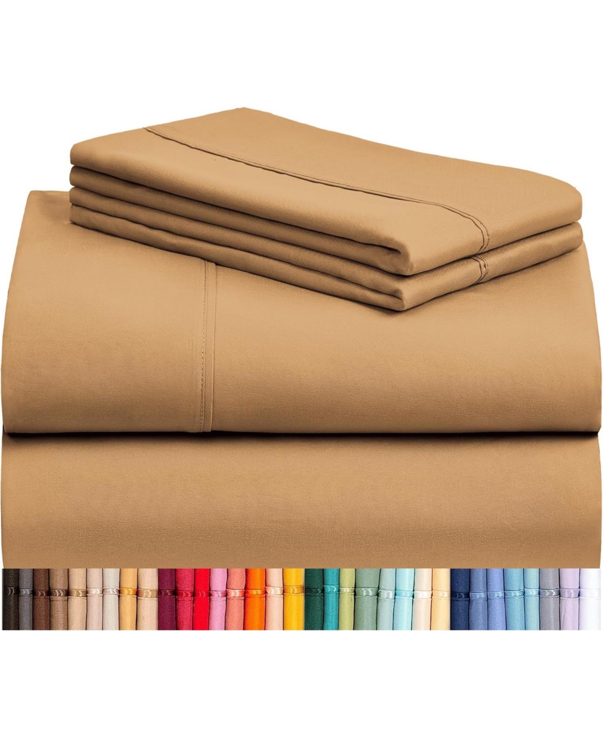 Click here for 4PC Silky Soft Cooling Deep Pocket Performance She... prices