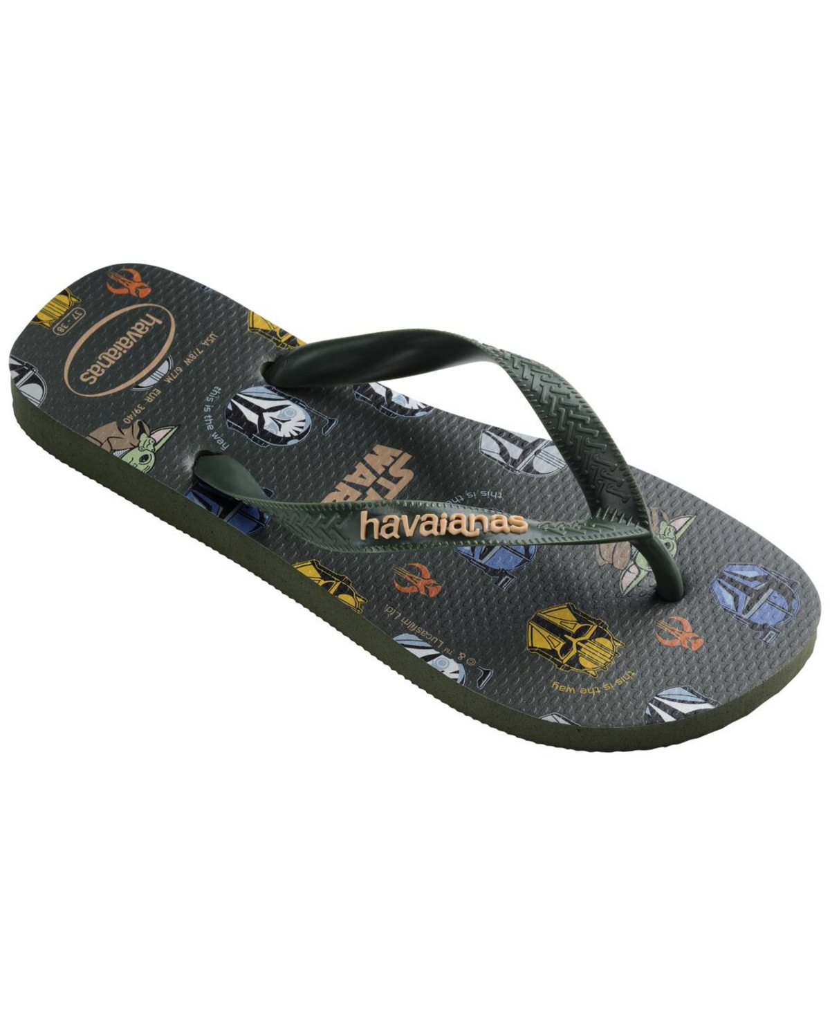 Click here for Havaianas Mens Star Wars Sandal - Green olive prices